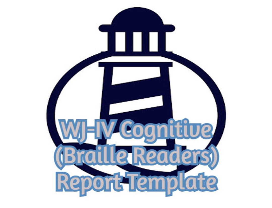 Woodcock Johnson Fourth Edition Cognitive Template (WJ-IV Cog) for ...