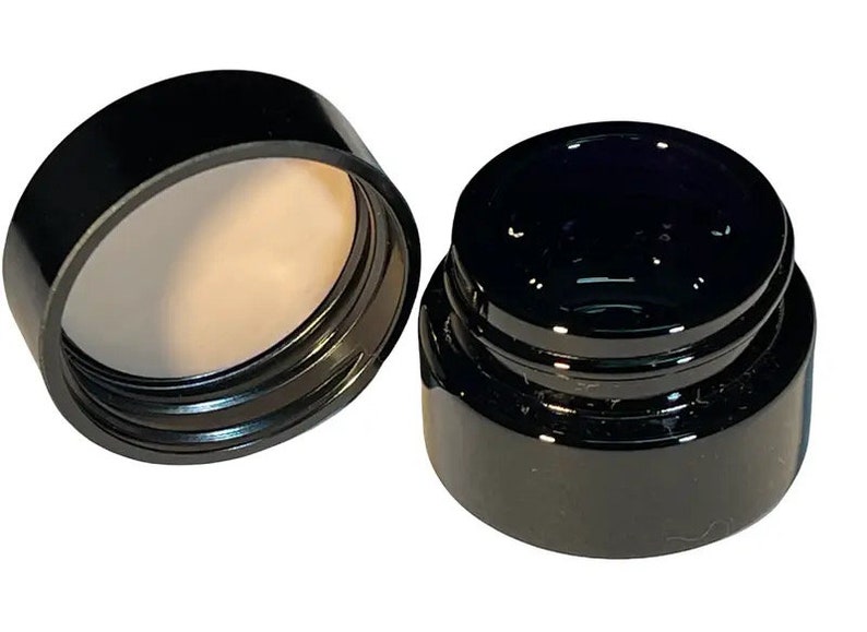 5ml UV Glass Jar With Tan PTFE Lid – Airtight Ultraviolet Storage ...