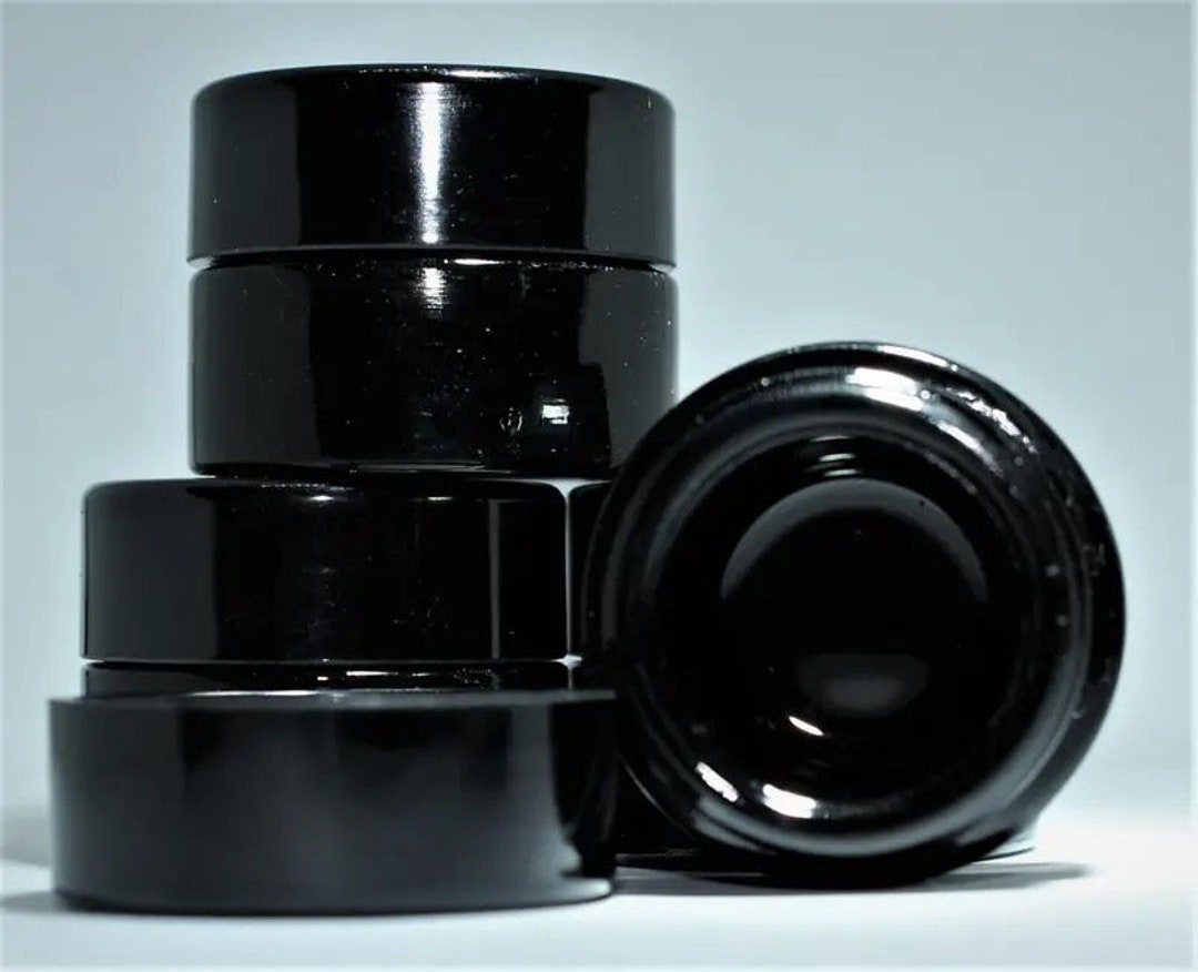 5ml Ultraviolet (UV) Glass Jars. Airtight Container. (not Childproof ...