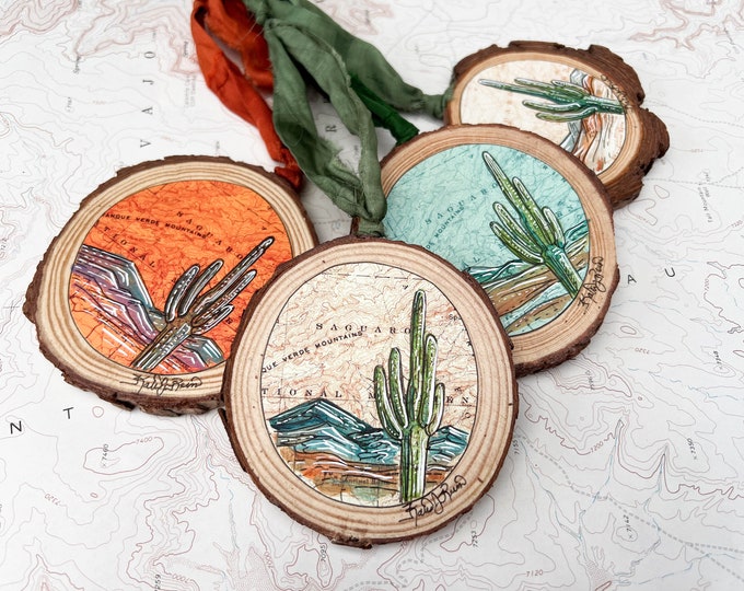 Saguaro Ornament, Saguaro National Park Tree Ornament, Cactus Tucson ...