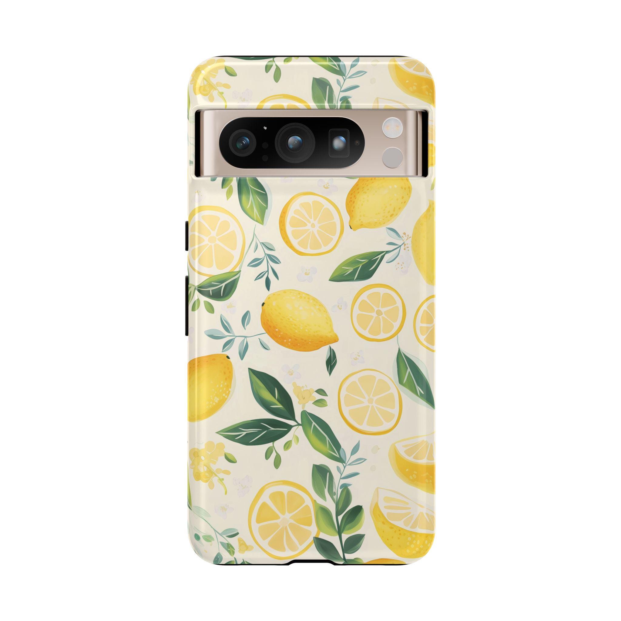 Lemon Collage Phone Case Citrus Fruit Tropical Style Design Cover for ...