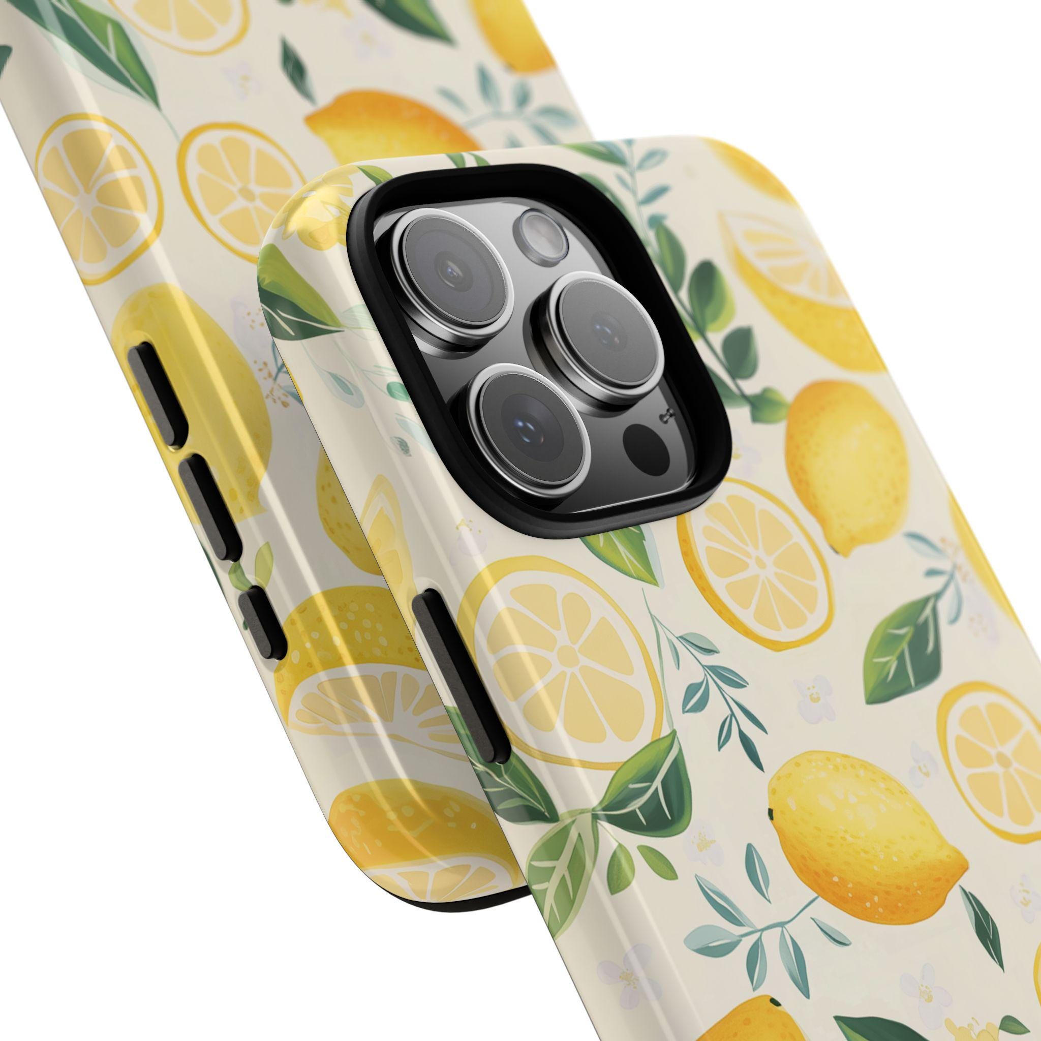 Lemon Collage Phone Case Citrus Fruit Tropical Style Design Cover for ...