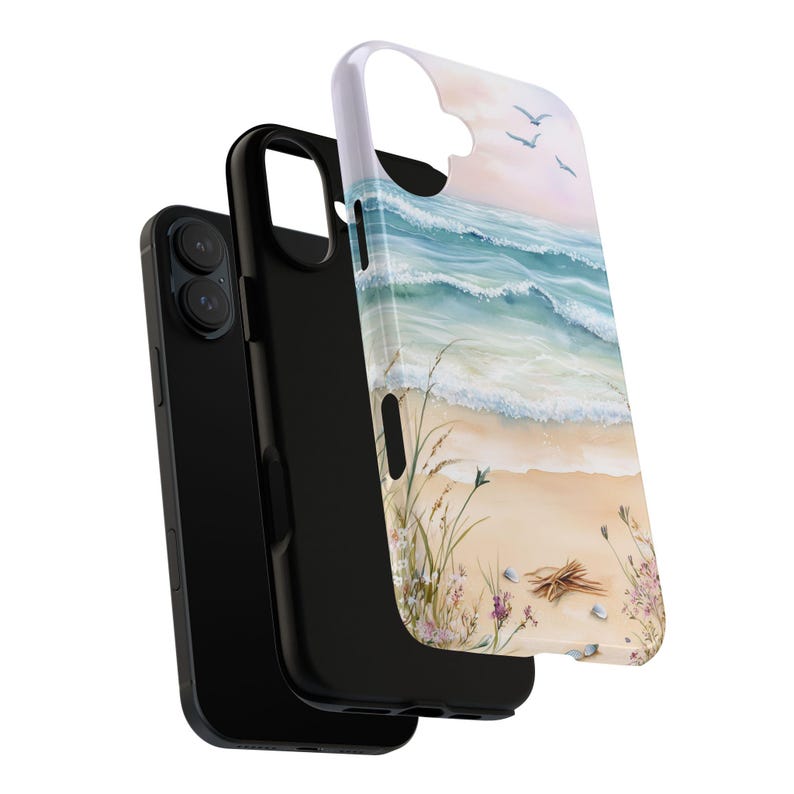 Beach Seaside Phone Case Ocean Sea Beach Bird Summer Water Art Cover ...