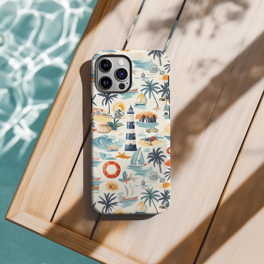 Lighthouse Design, Collage Phone Case, iPhone 15 14 13 12 11 Pro Max ...