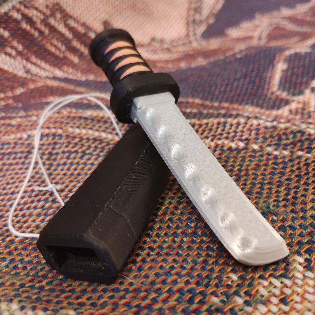 New Curved Pocket Katana Fidget Toy Sword - Etsy