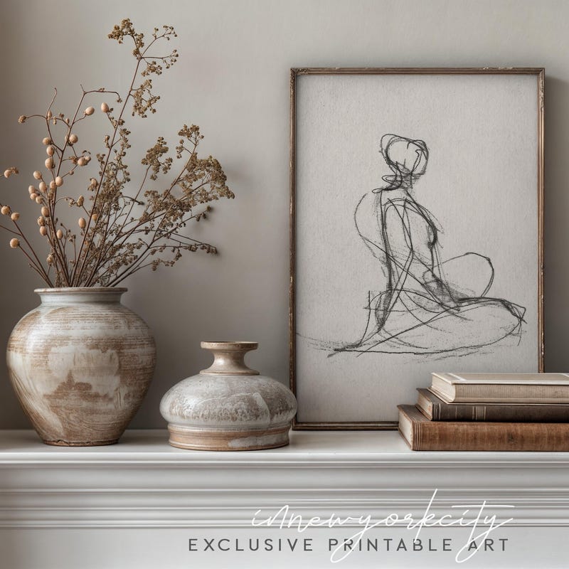 Figure Drawing Printable - Etsy
