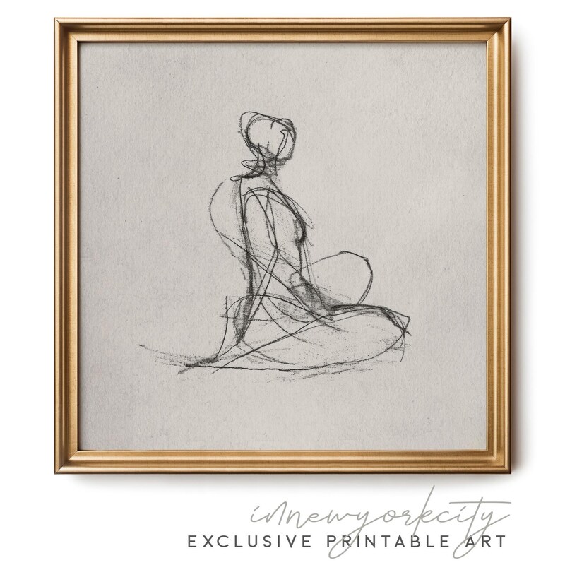 Abstract Figure Art - Etsy