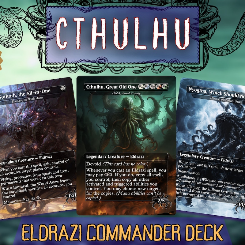 Cthulhu Deck Box - Etsy
