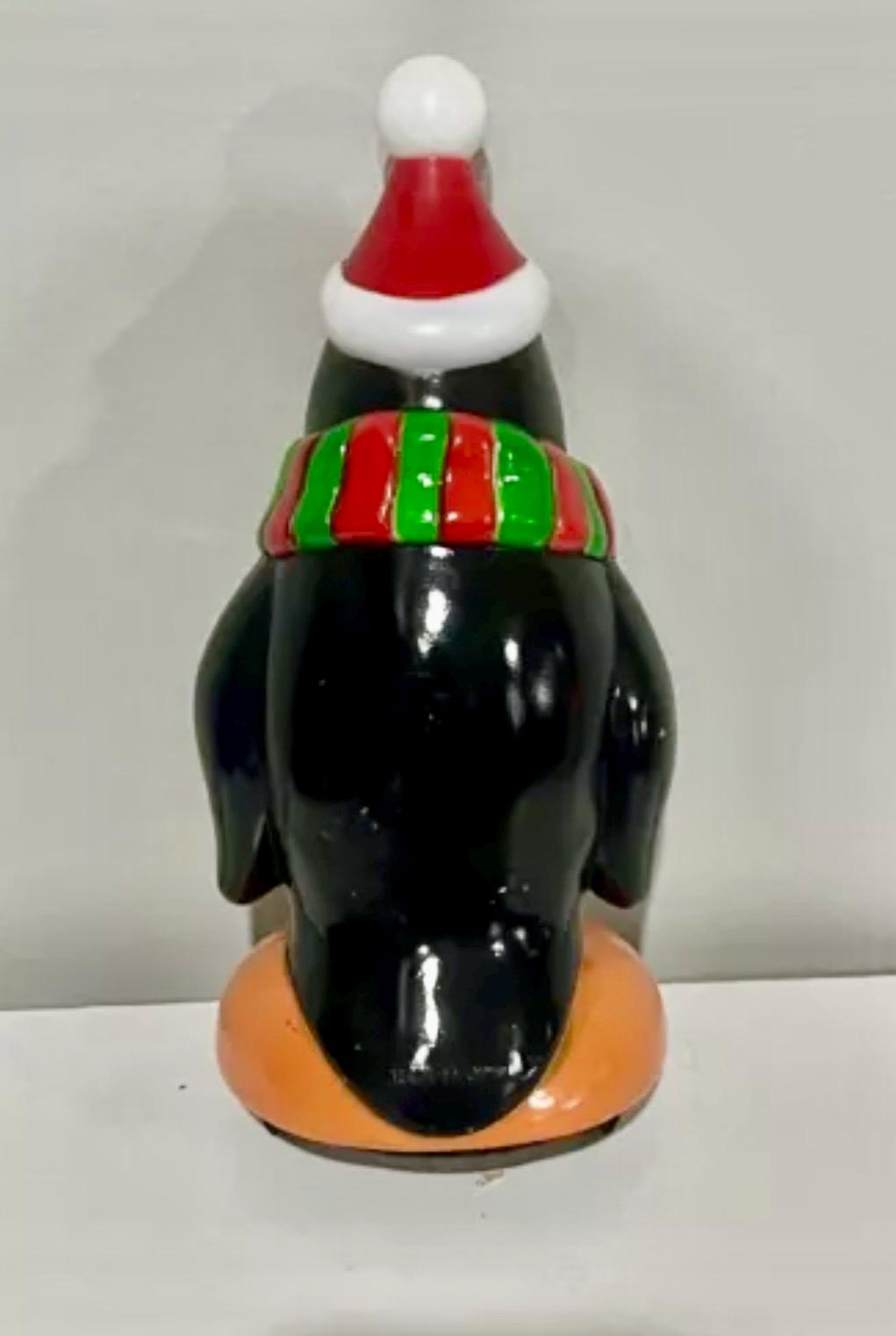 Vintage 9” Penguin Blow Mold Pathway Light Topper or Cover - Etsy