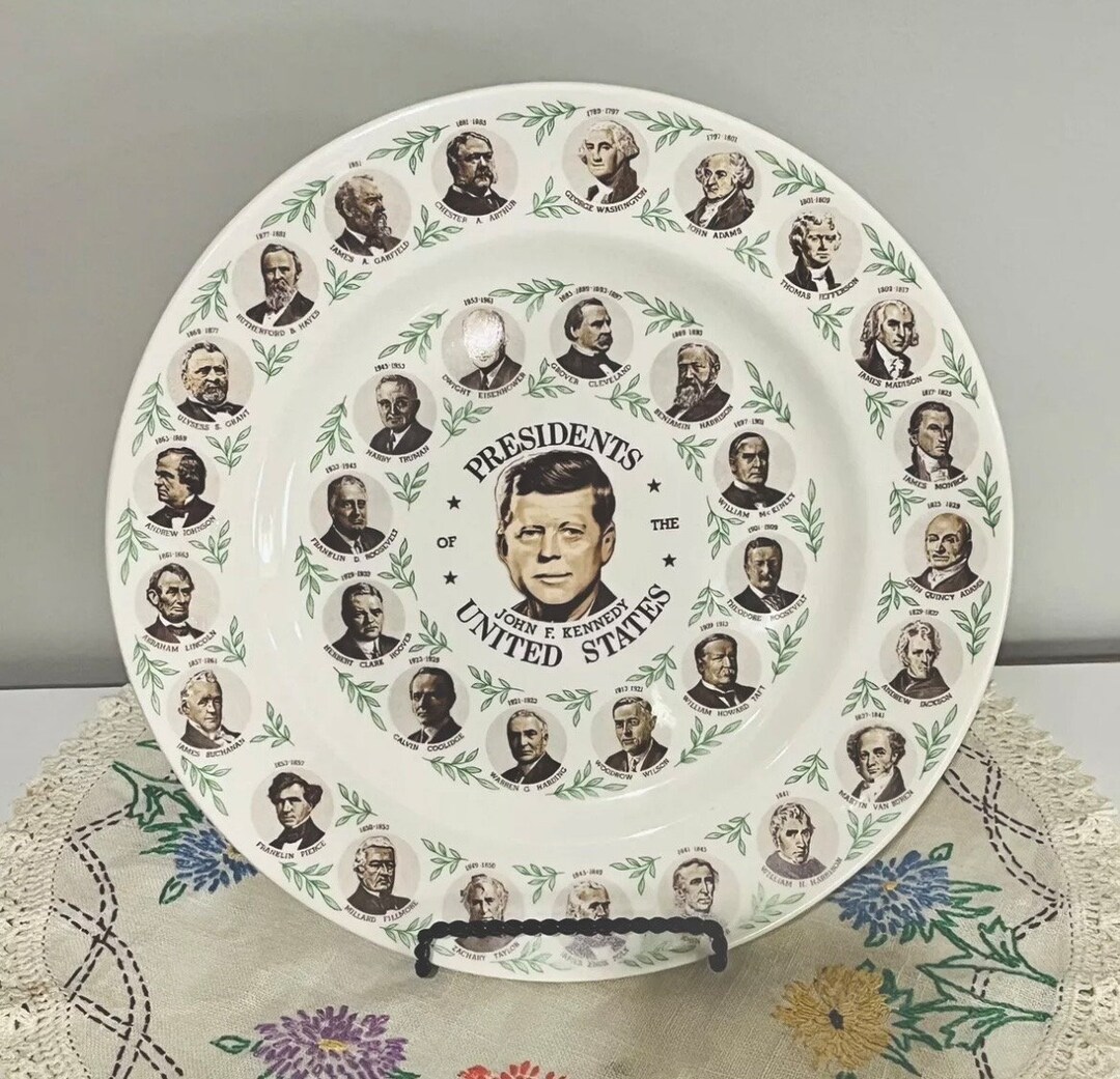 Vintage 1963 Presidents of the United States John F Kennedy Collector ...