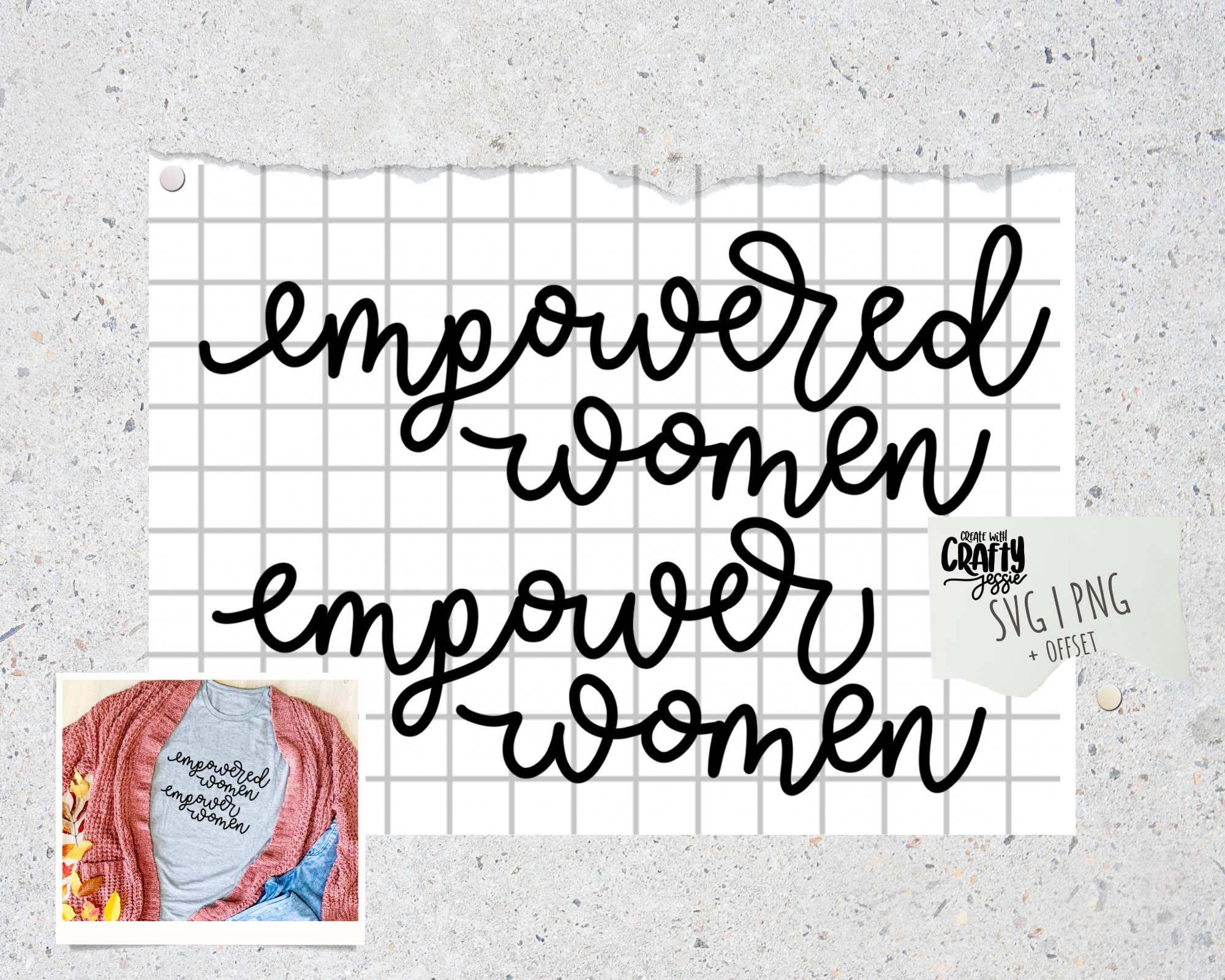 Empowered Women Empower Women Svg Cut File Cricut Silhouette Etsy
