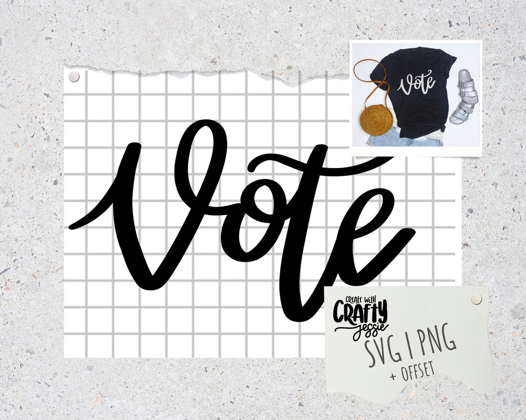 Vote SVG Cut File Cricut Silhouette - Etsy
