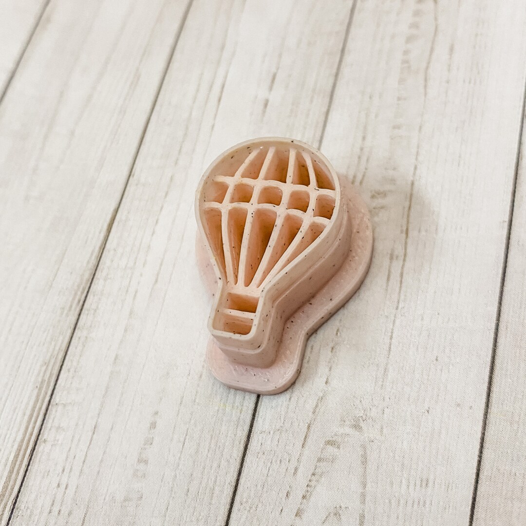 Whimsical Hot Air Balloon Cutter Polymer Clay 3D Printed Detailed ...
