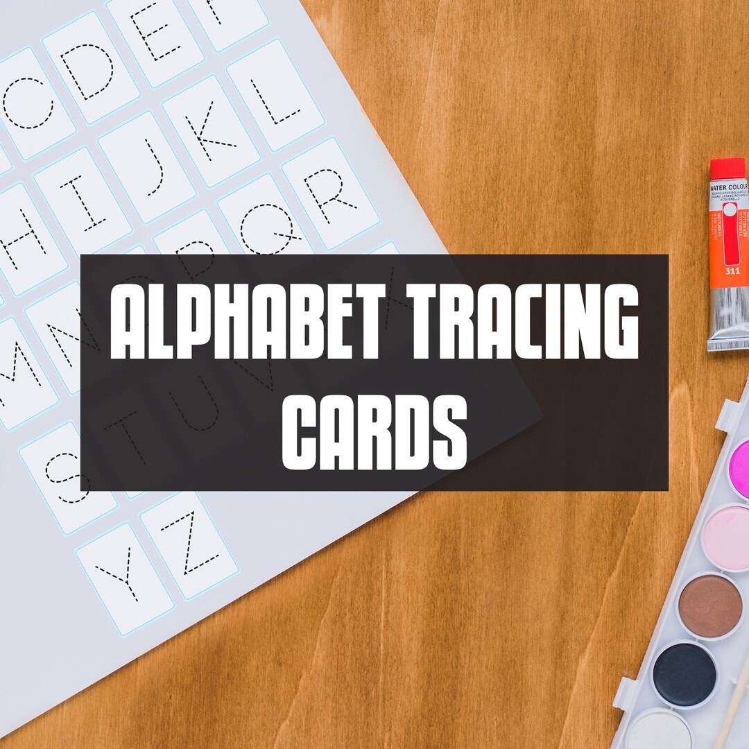 Capital Alphabet Tracing Cards for Kids Printable Preschool Learning ...