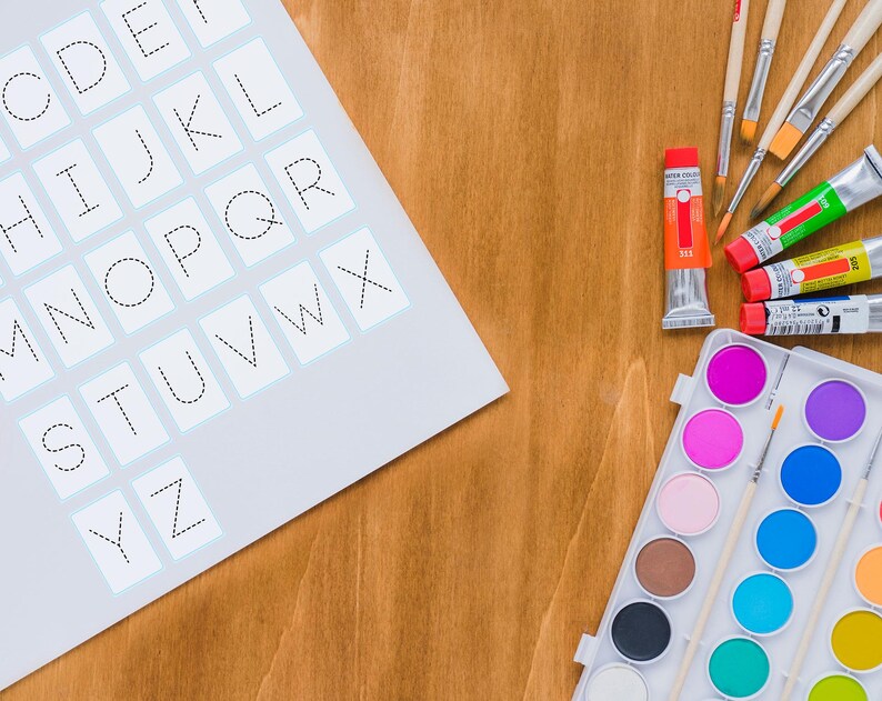 Capital Alphabet Tracing Cards for Kids | Printable Preschool Learning ...