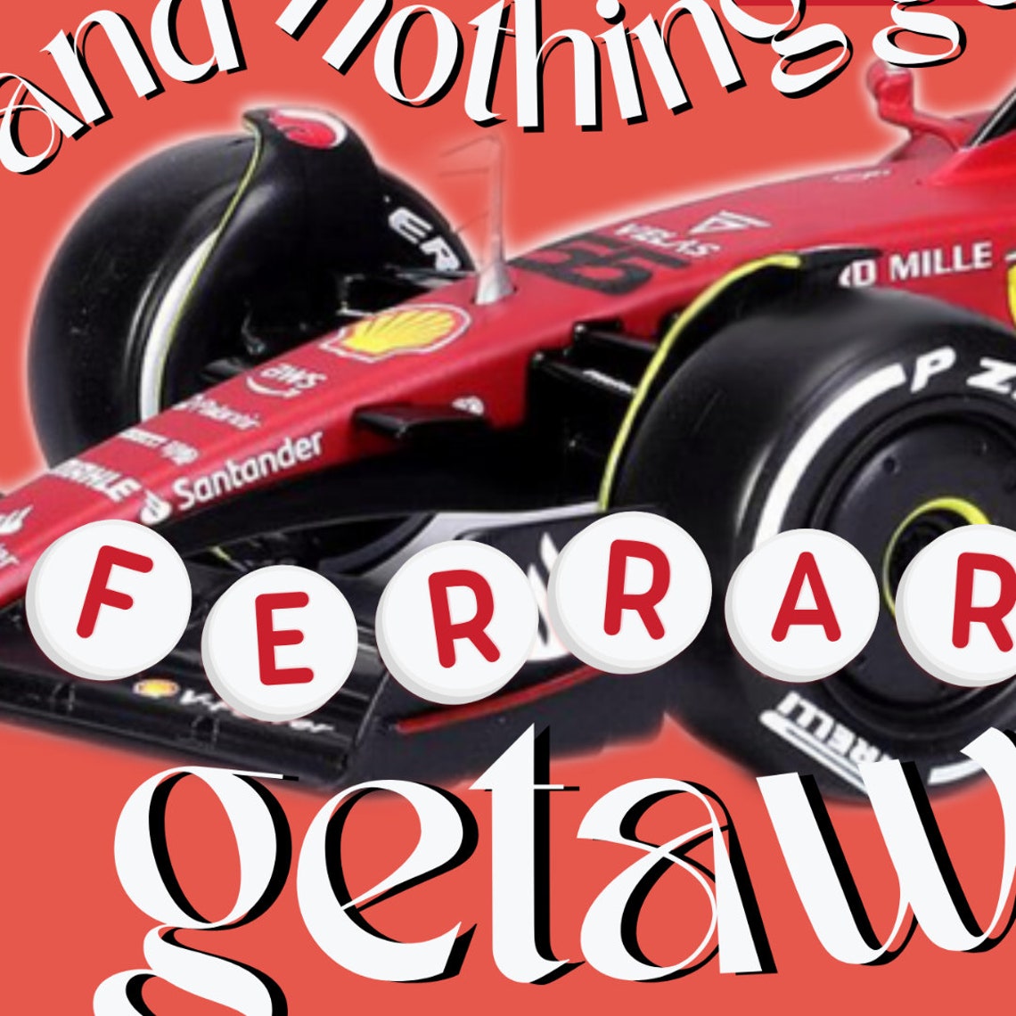 Getaway Car Inspired Print | F1 Ferrari Print | Swiftie Inspired Print ...