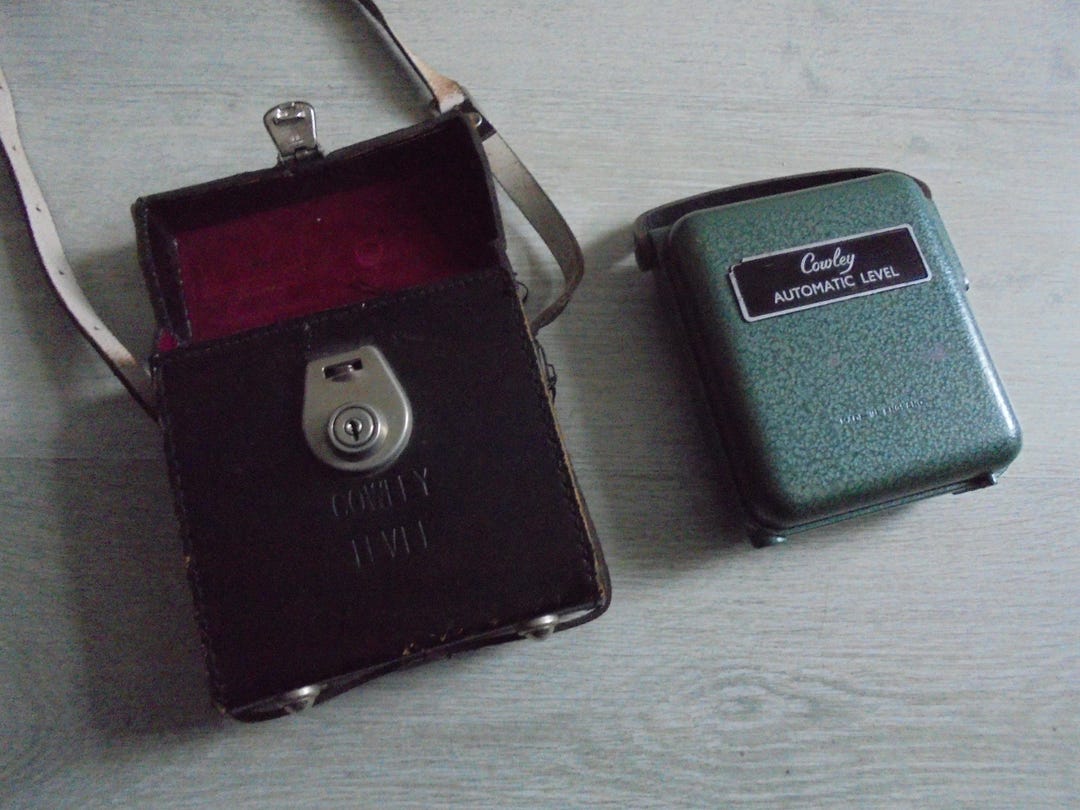 Vintage Cowley Automatic Level With Original Leather Case – 1960s ...