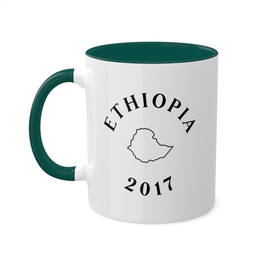 Ethiopia 2017 Colorful Mugs Ethiopian New Year Mugs Ethiopian New Year ...
