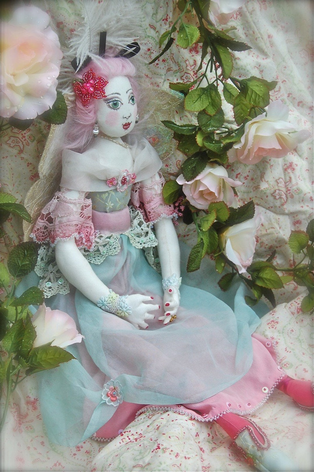 Lilygrace Doll - Exquisite Top Quality Labour of Love OOAK Cloth Doll ...