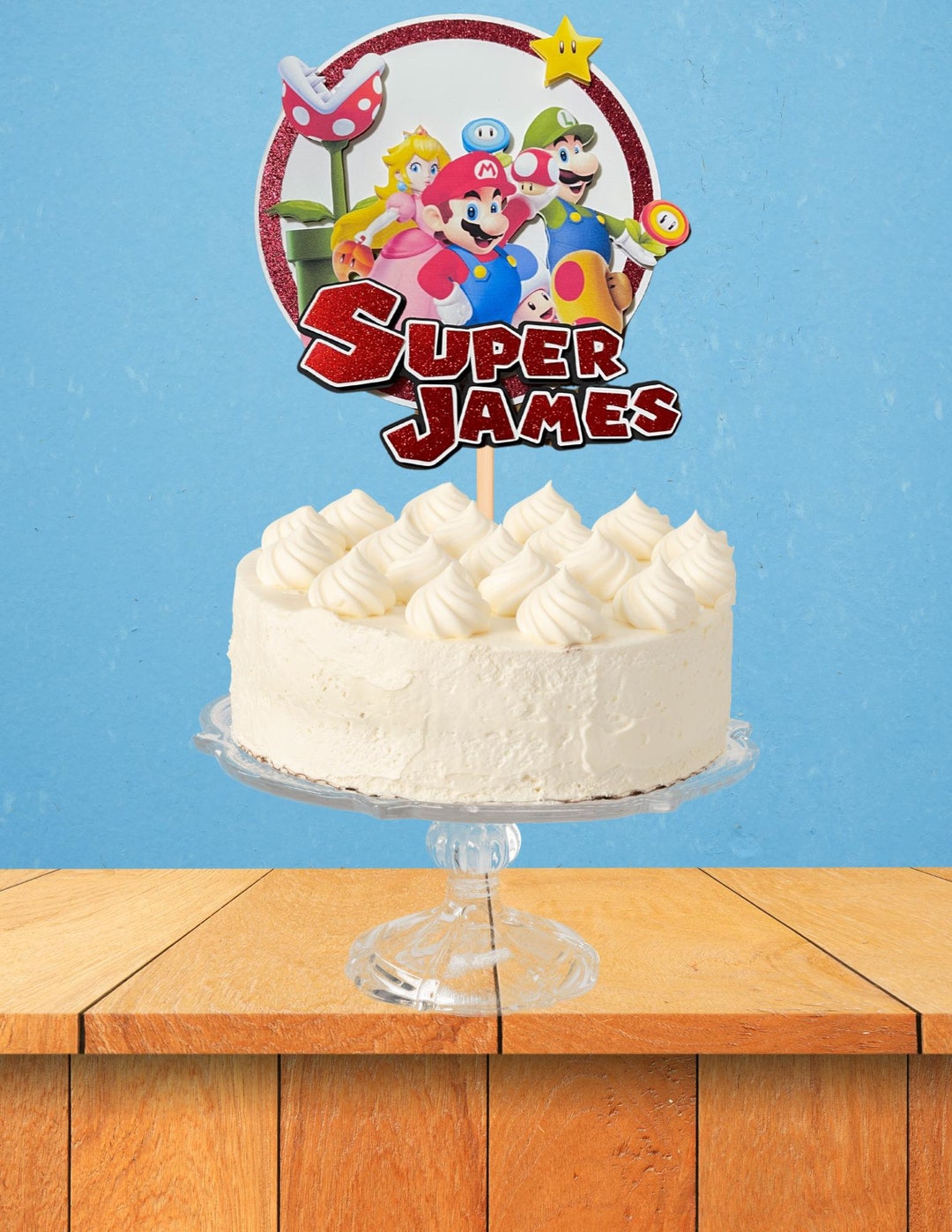 Super Mario Cake Topper / Mario Cake Toppers / Cake Toppers / Super ...