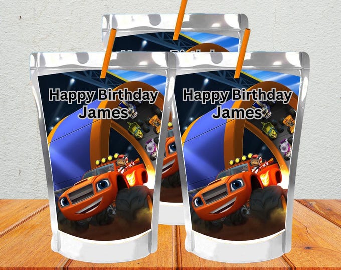 Blaze and the Monster Machine / Blaze Birthday / Capri Sun Labels ...