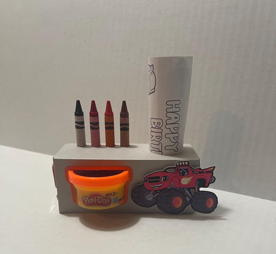 Blaze Monster Machine Play-doh Birthday Party Favor Boxes for Kids - Etsy