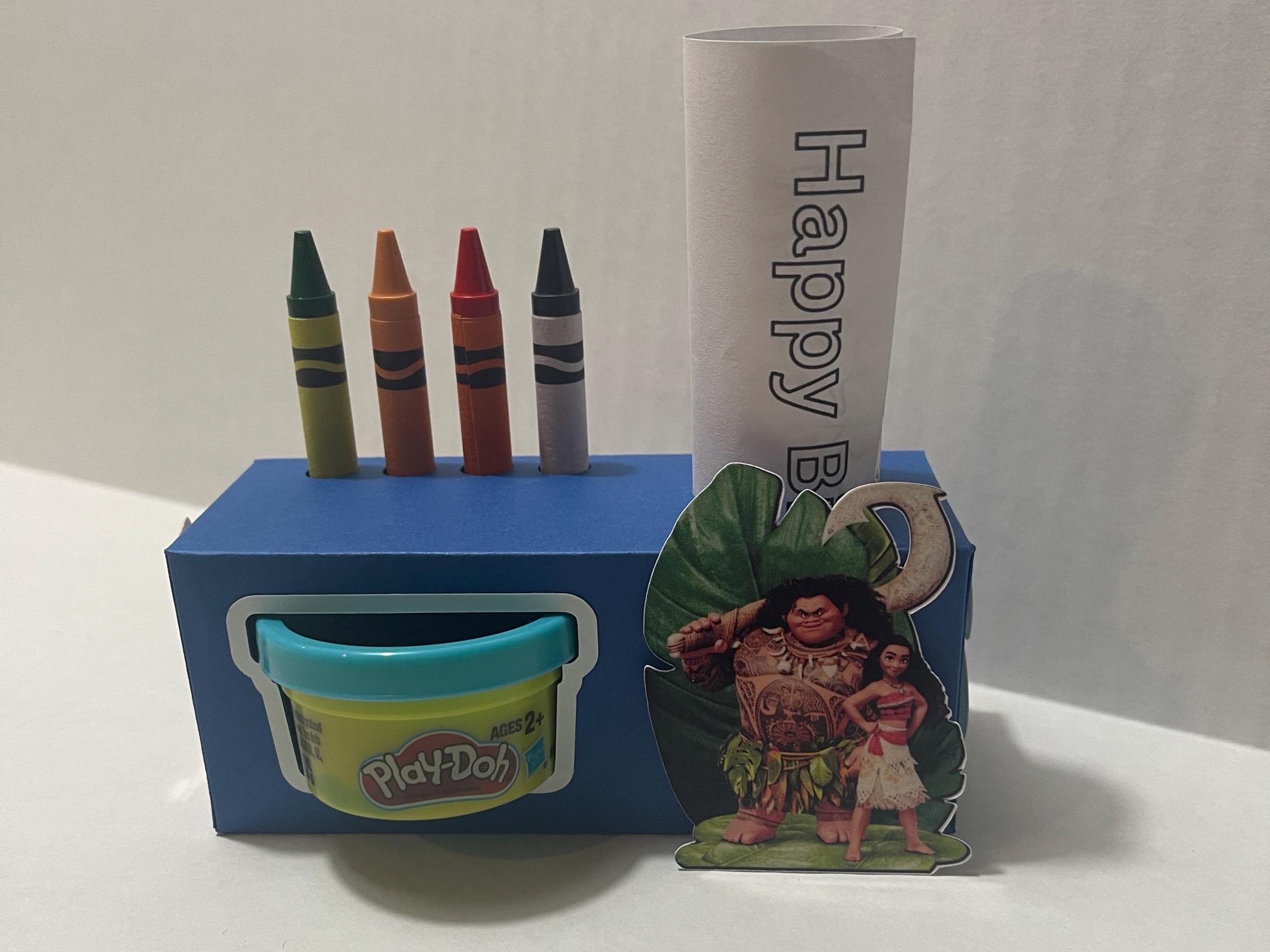 Moana Play-doh Boxes for Kids Birthday Party Favors - Etsy
