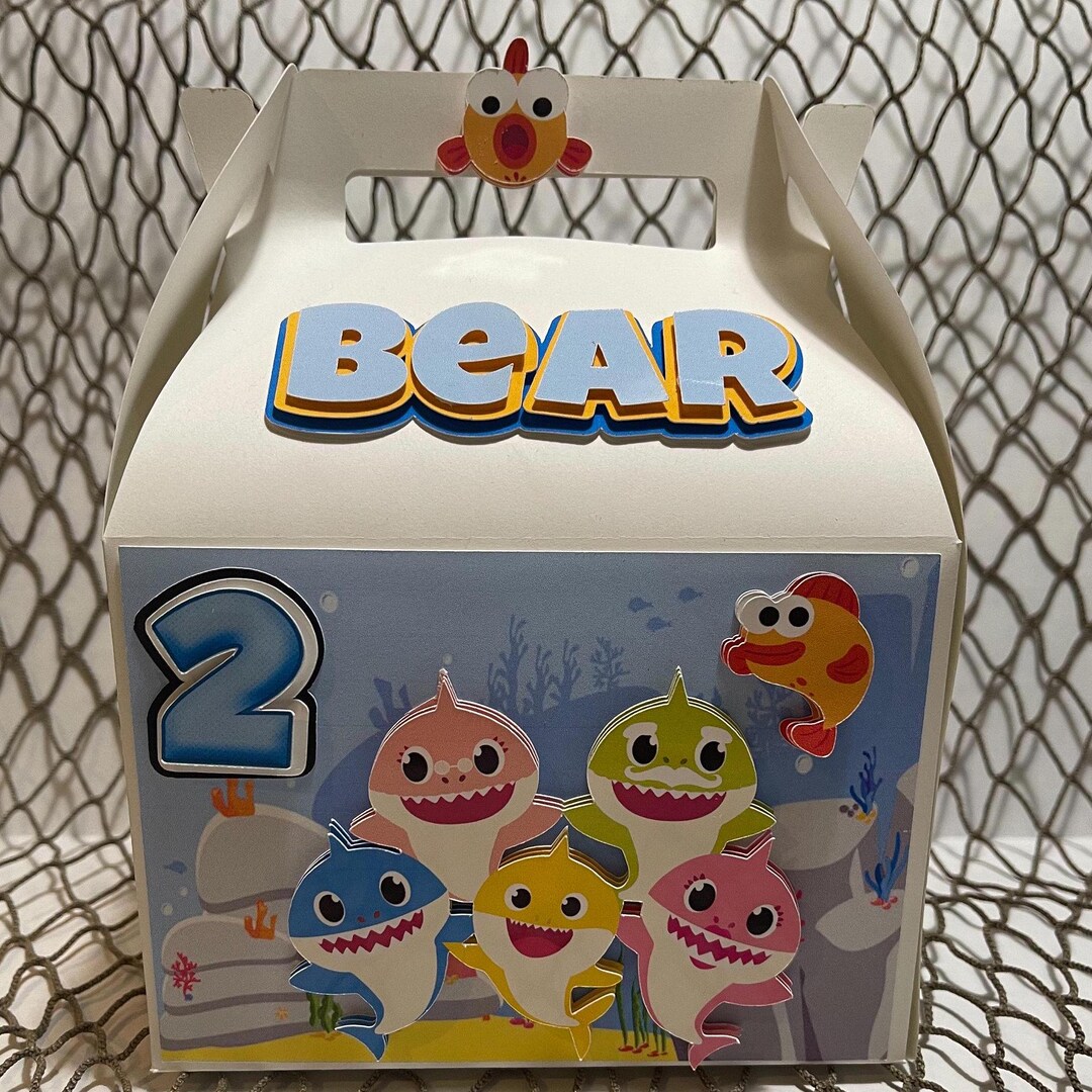 Baby Shark Birthday / Baby Shark / Baby Shark Birthday Boxes / Baby ...