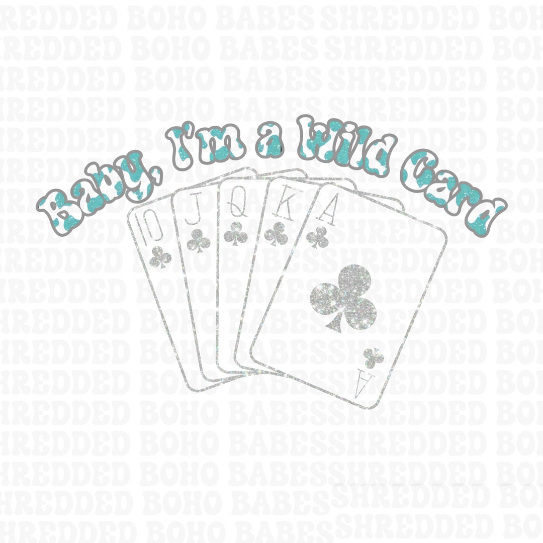 Wild Card Western PNG Digital File - Etsy