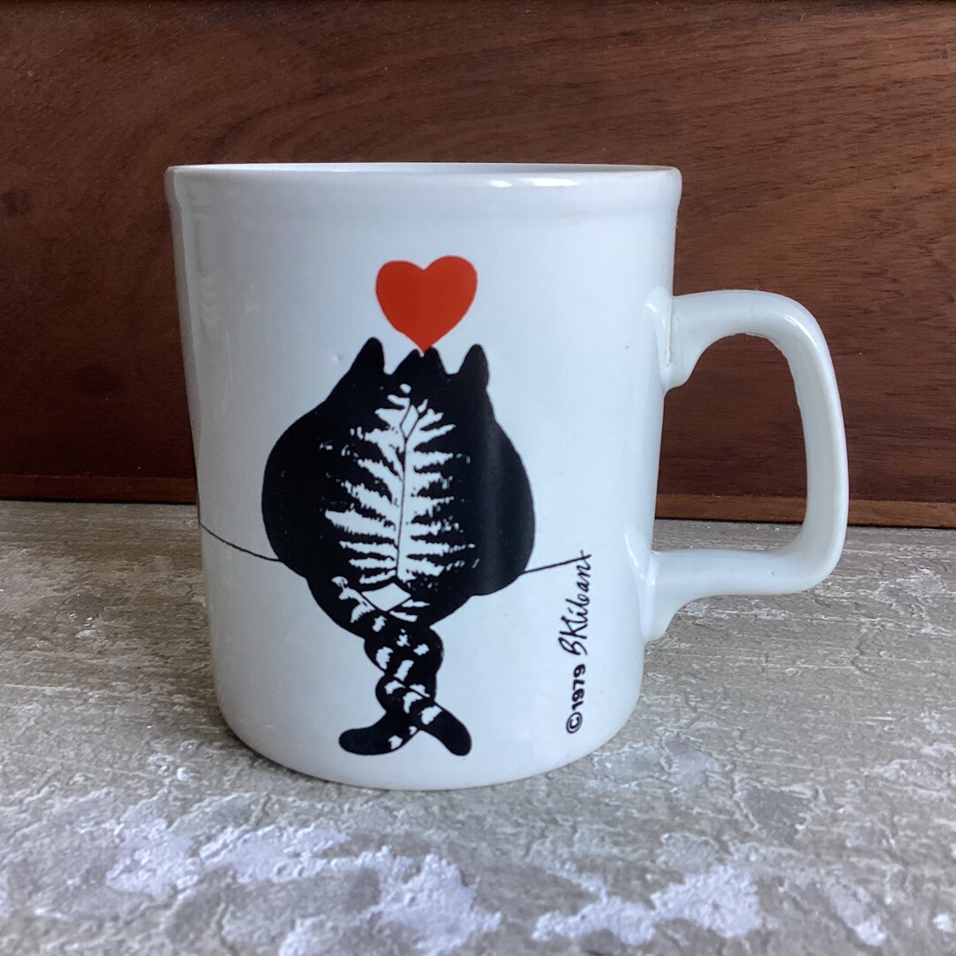 Kliban Cat Mug Cats in Love Kiln Craft Tableware coffee Tea Mug Cup ...