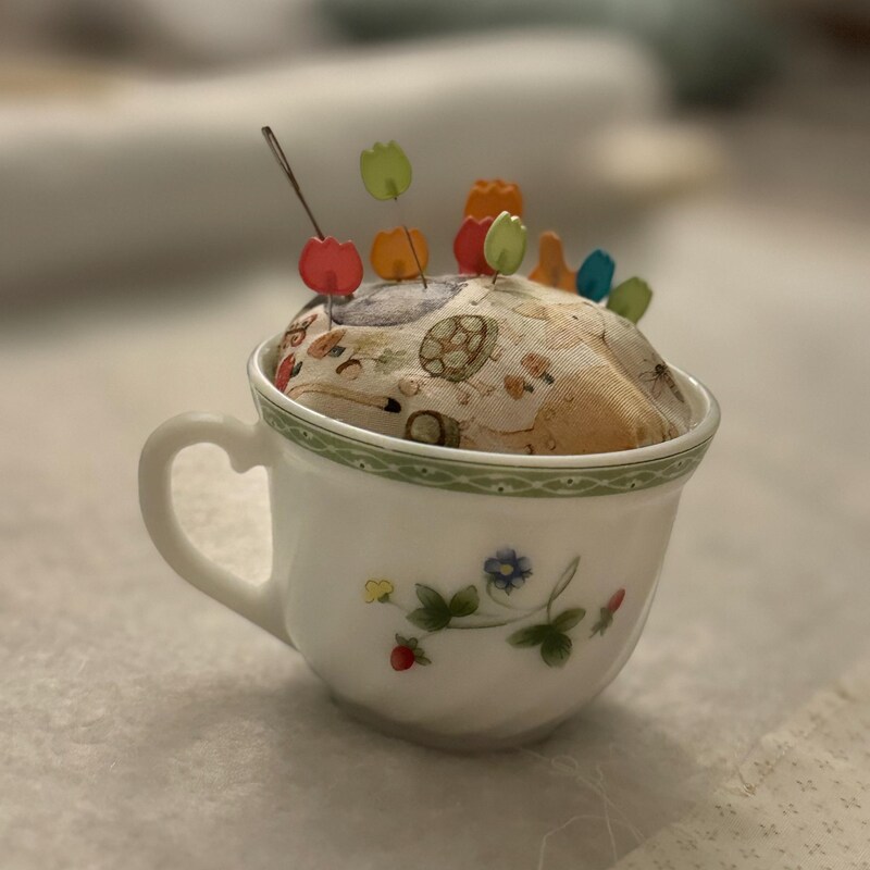 Teacup Pincushion - Etsy