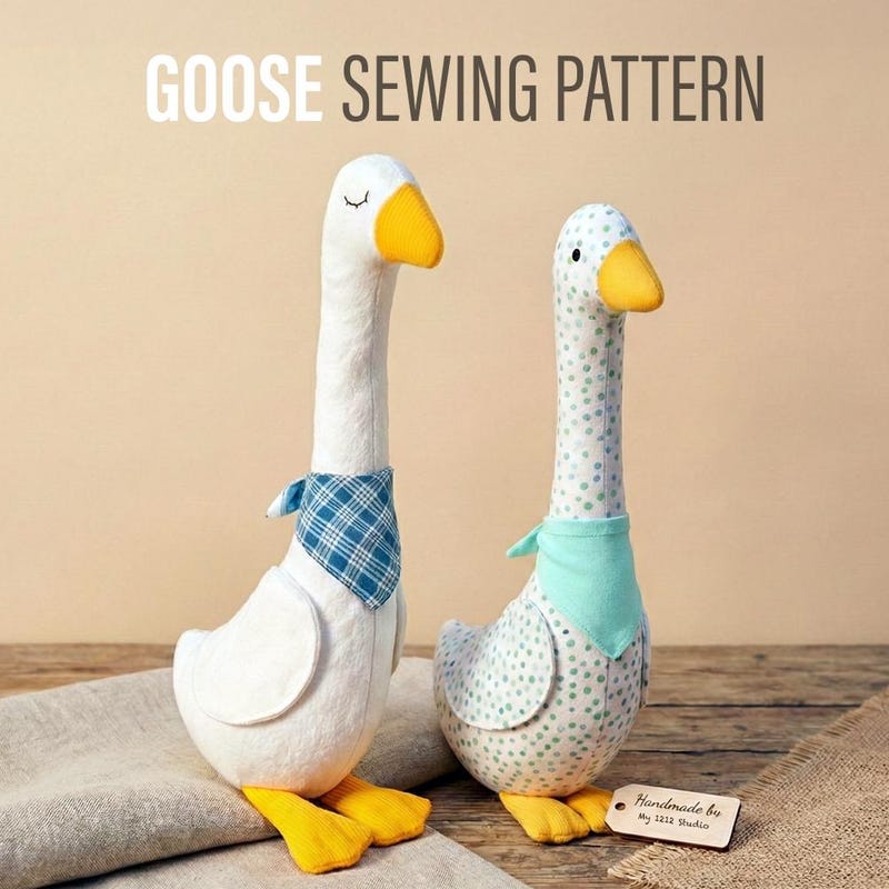 Duck Teddy Sewing Pattern - Etsy