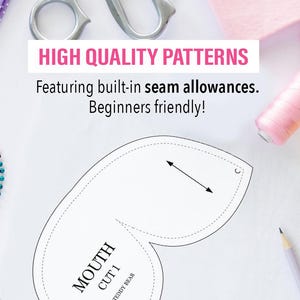 Memory Bear Pattern & Step-by-step Sewing Tutorial - Teddy Bear Sewing ...