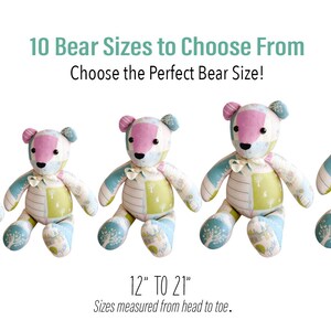 Memory Bear Pattern & Step-by-step Sewing Tutorial - Teddy Bear Sewing ...
