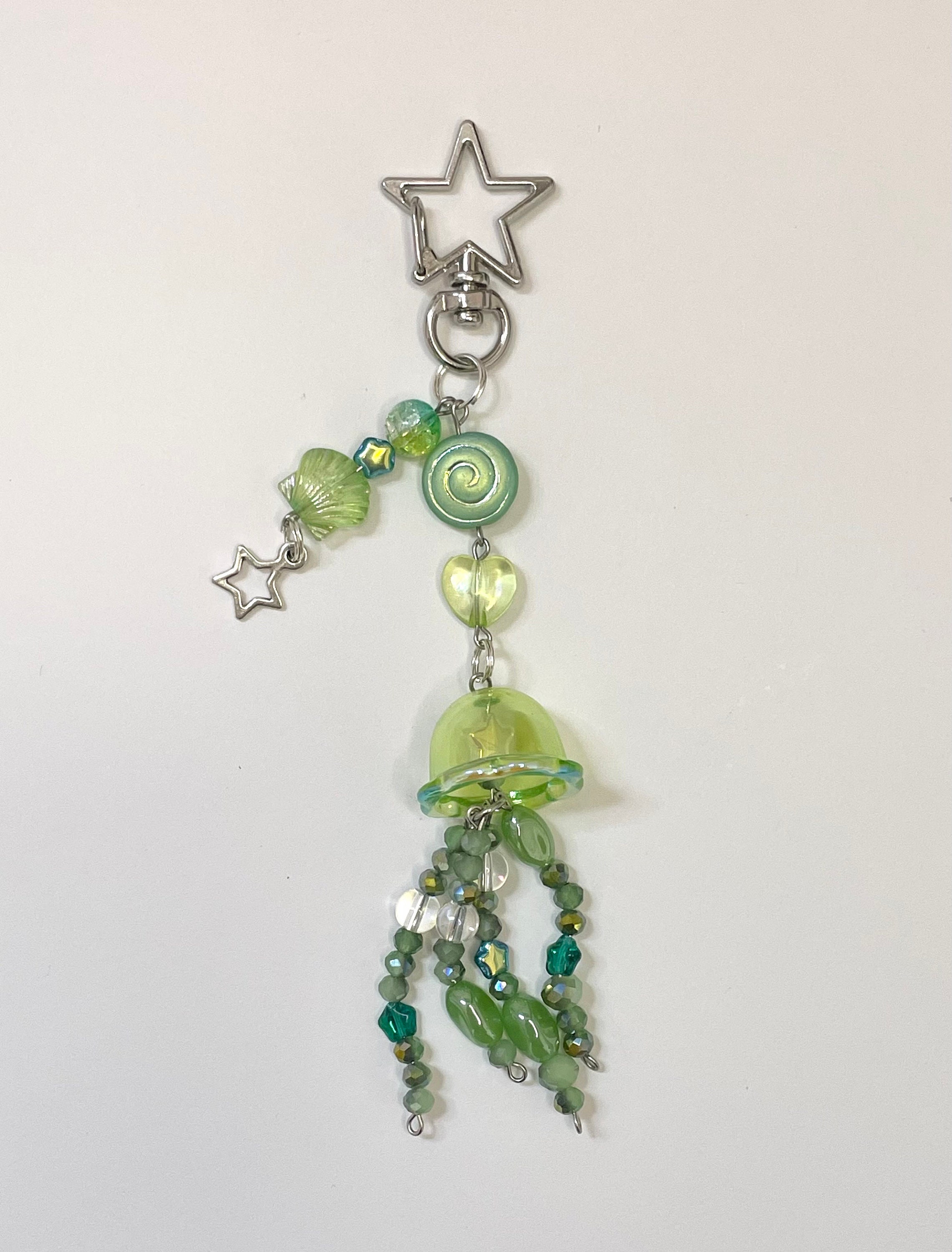 Jellyfish Keychains, Handmade Keychain Ocean Accessories, Handmade ...