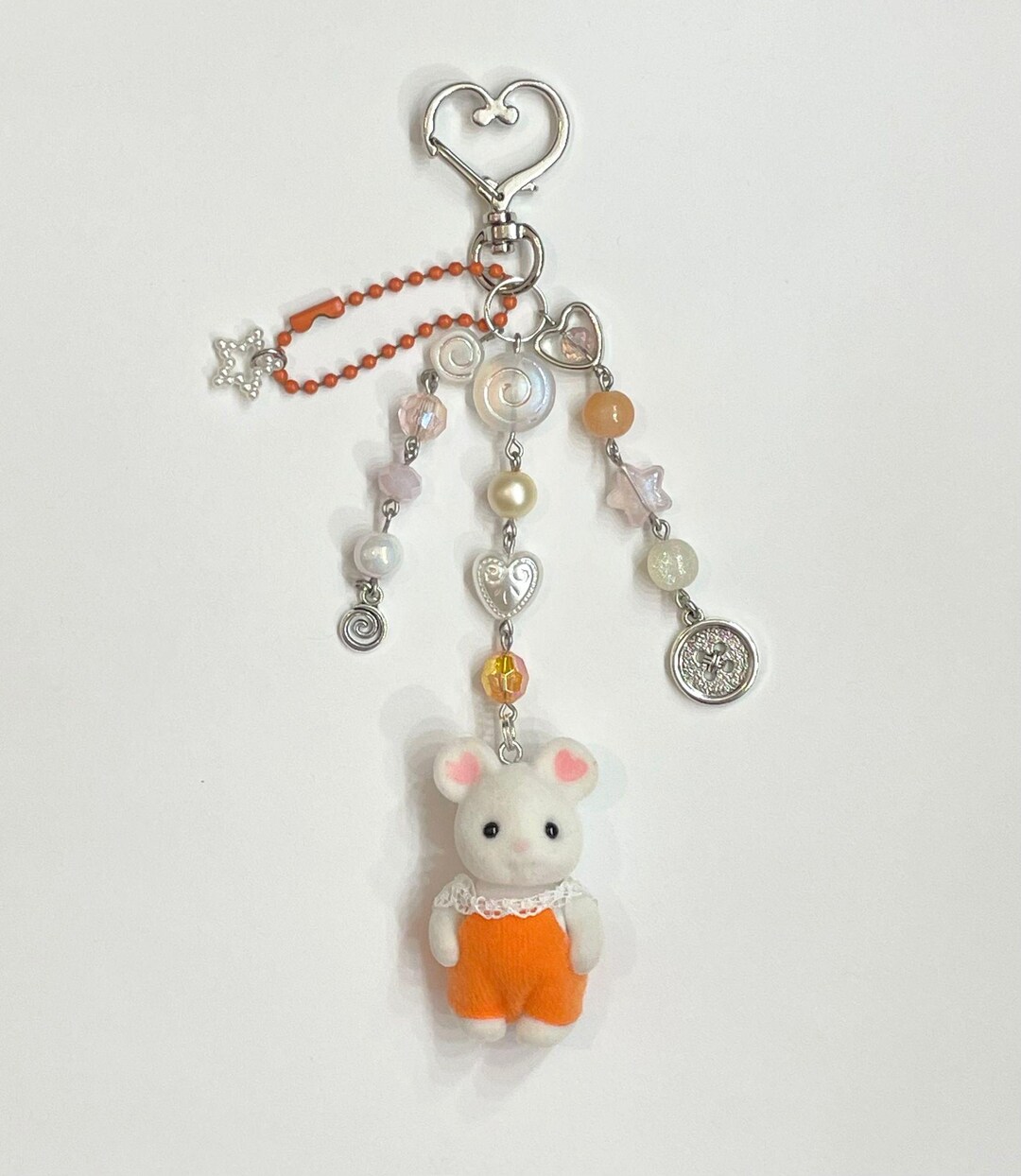 Calico Critter Keychain, Mouse Calico, Keychain, Cute Keychain - Etsy