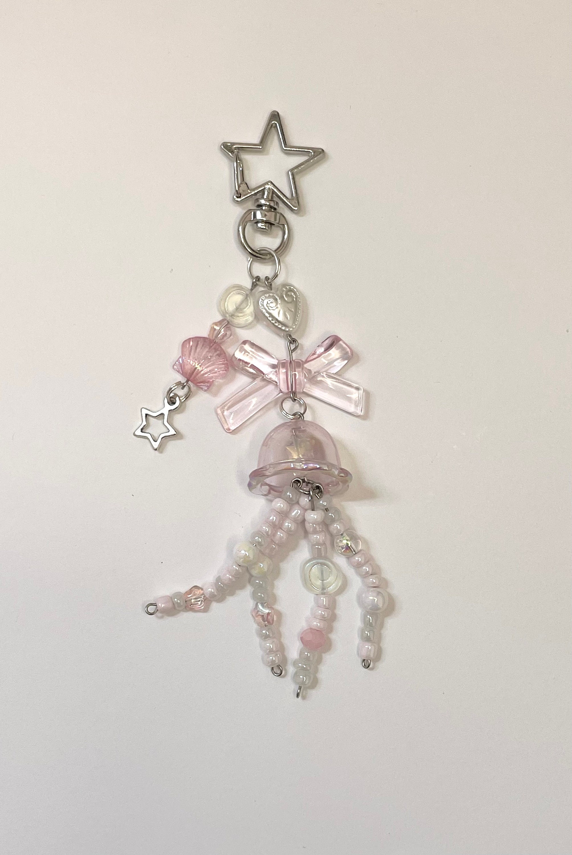 Jellyfish Keychains, Handmade Keychain Ocean Accessories, Handmade ...