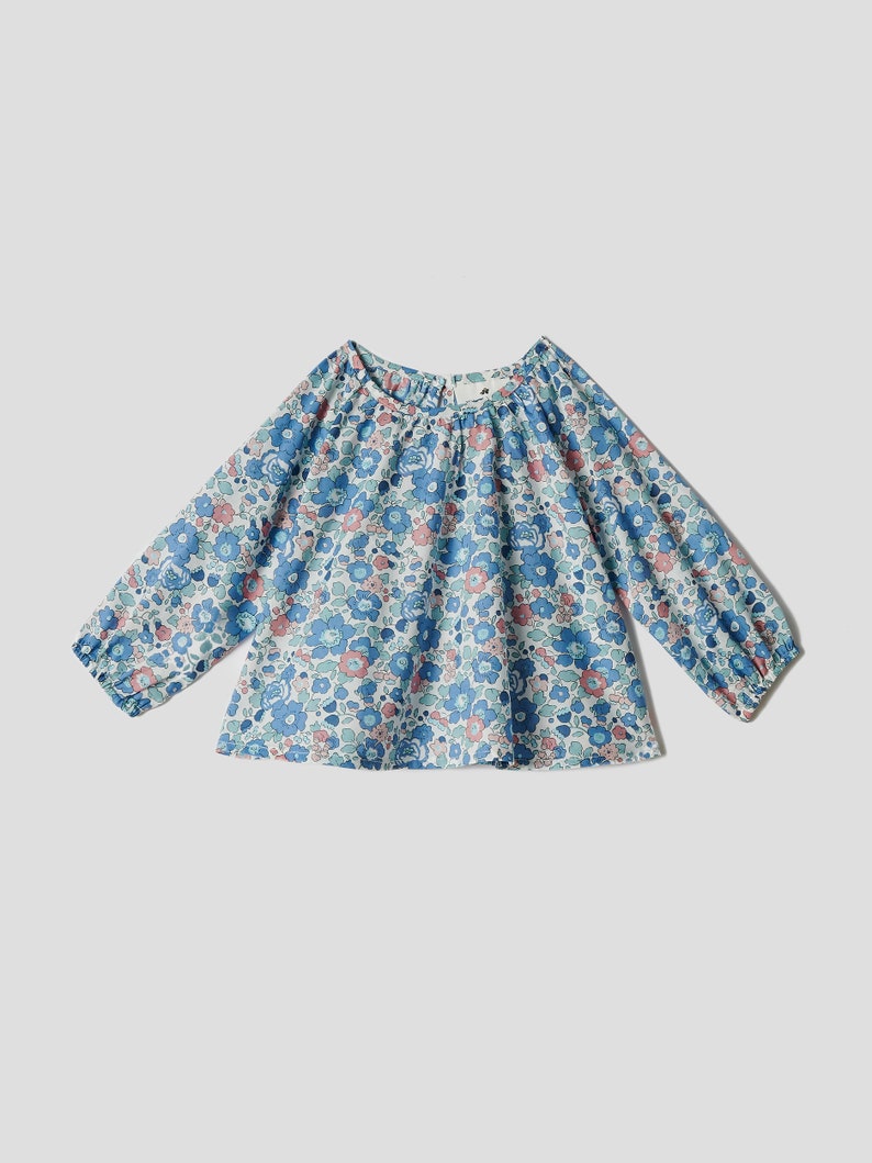 Girls Liberty Blouse - Betsy B Fabric - Etsy