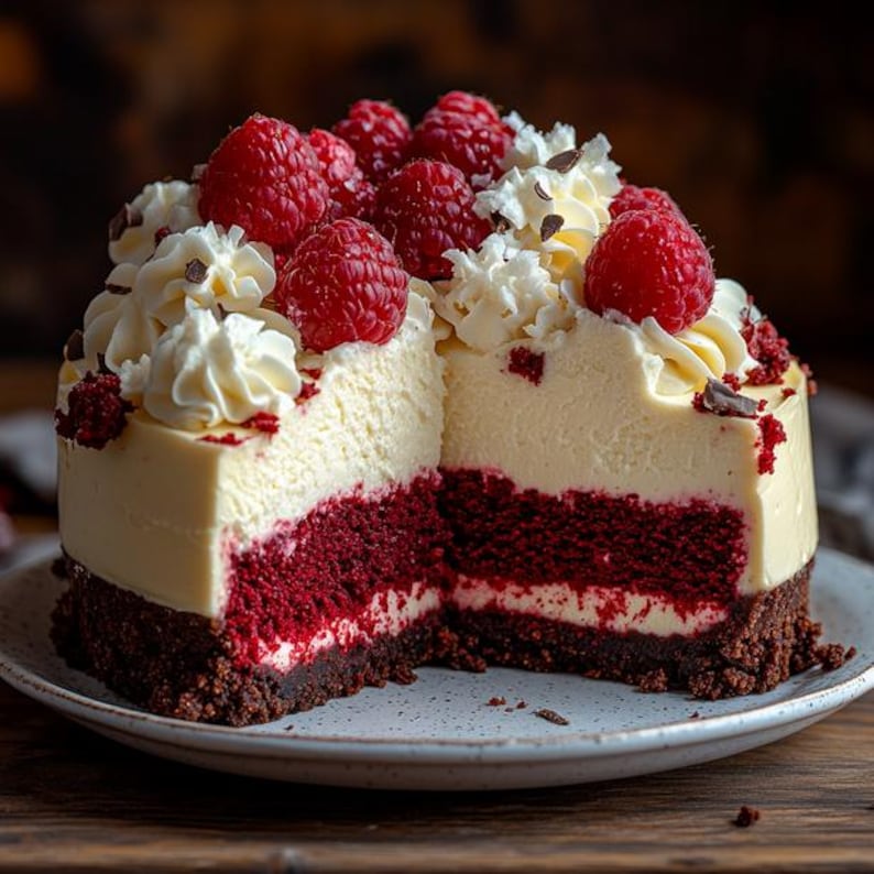 Red Velvet Cheesecake Layer Cake Recipe (digital Download) - Etsy