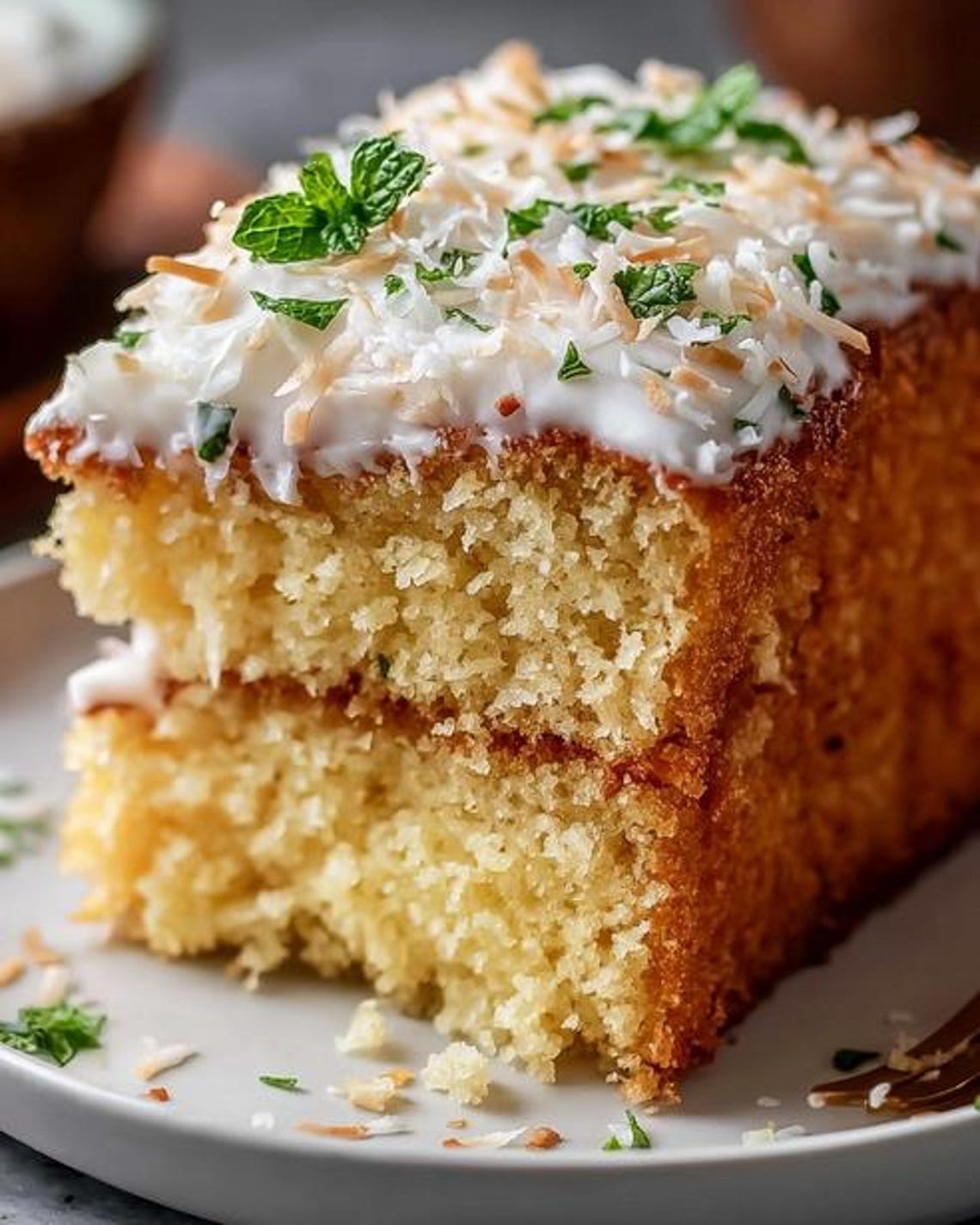 Easy Coconut Loaf Cake Recipe (digital Download) - Etsy