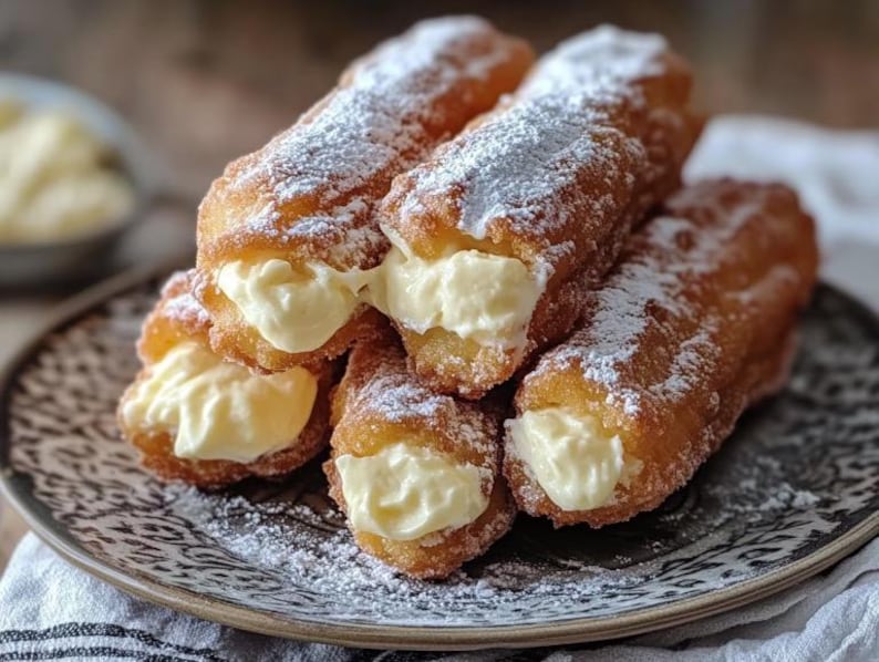 Bavarian Cream-filled Churros Recipe (digital Download) - Etsy