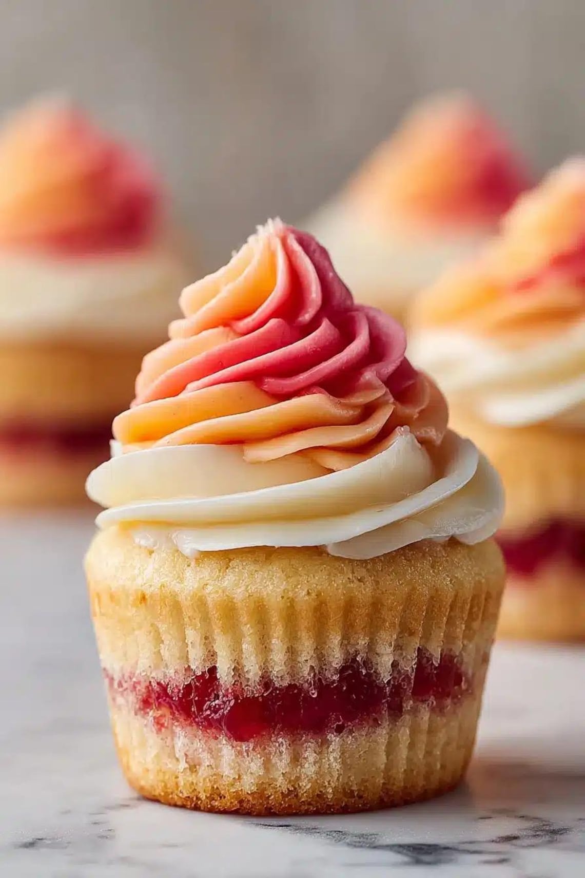 Mango Strawberry Sunset Cupcakes Recipe (digital Download) - Etsy