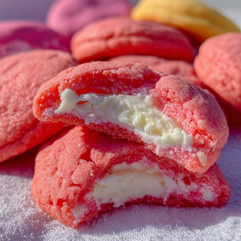 Pink Strawberry Cheesecake Cookies Recipe (digital Download) - Etsy
