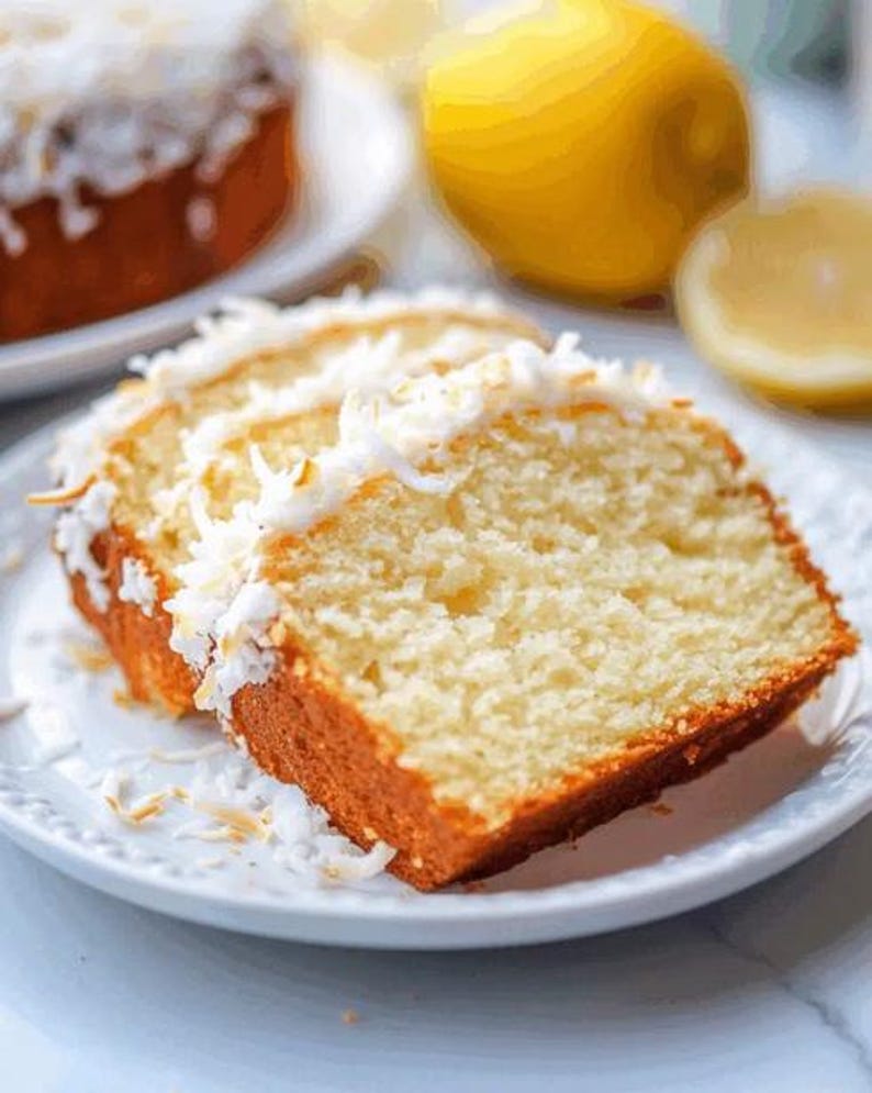 Easy Coconut Loaf Cake Recipe (digital Download) - Etsy