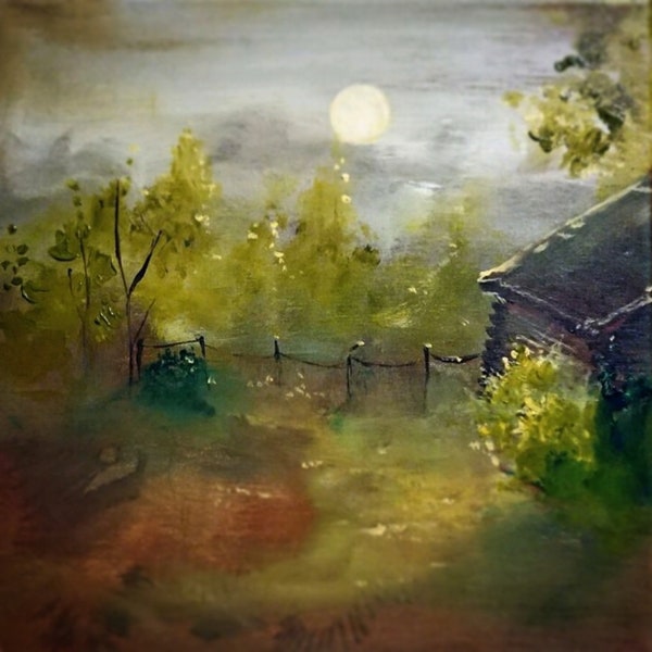 Acrylic Farm Painting - Etsy