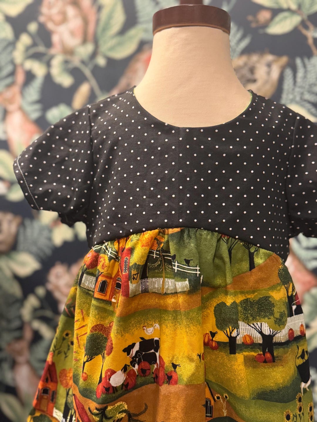 Fall Harvest Farming Dress | Girls Fall Dress | Autumn Dress | Fall ...