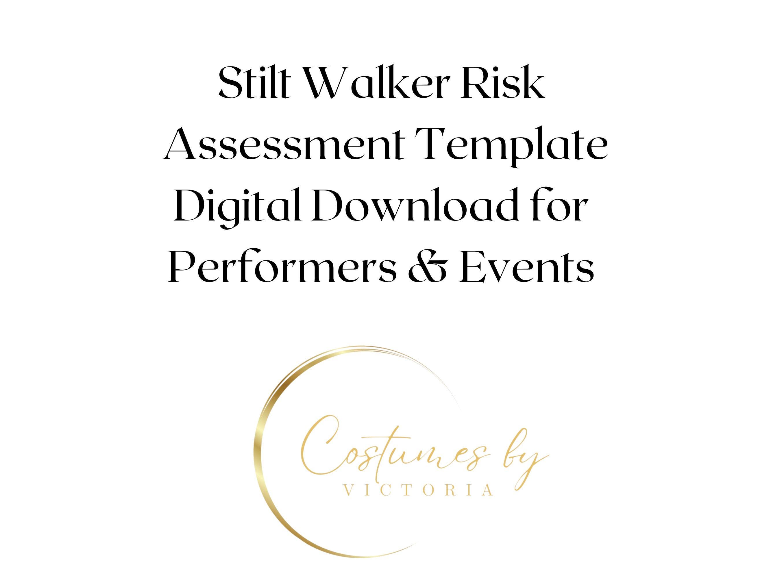 Stilt Walker Risk Assessment Template Digital Download for ...