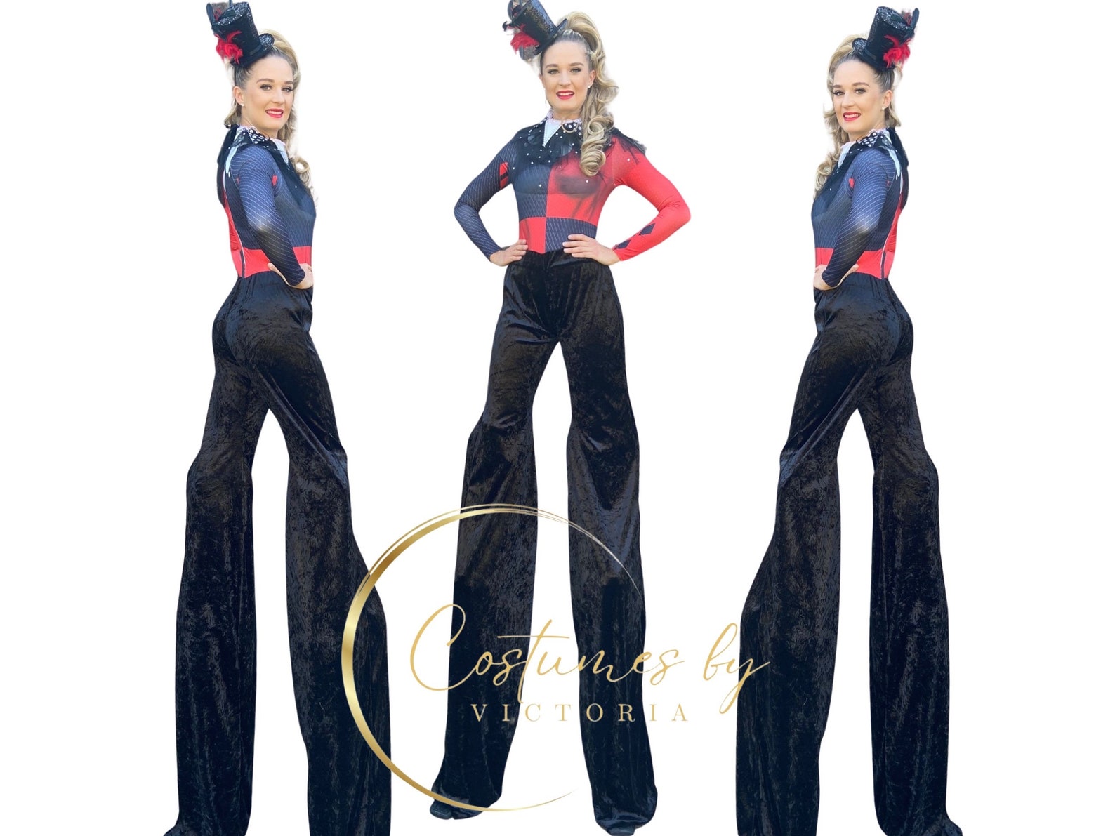 Velvet Stilt Pants Custom Made for Men’s and Women’s Stilt Costume ...