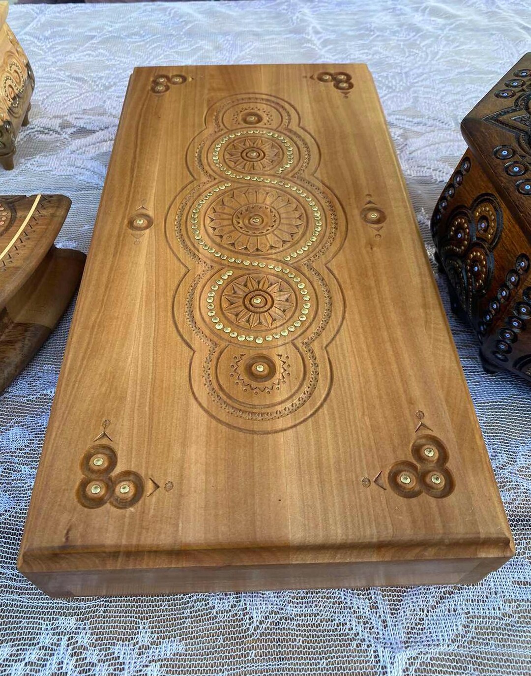 Backgammon Set Backgammon Board Backgammon Pear Custom Backgammon Board ...