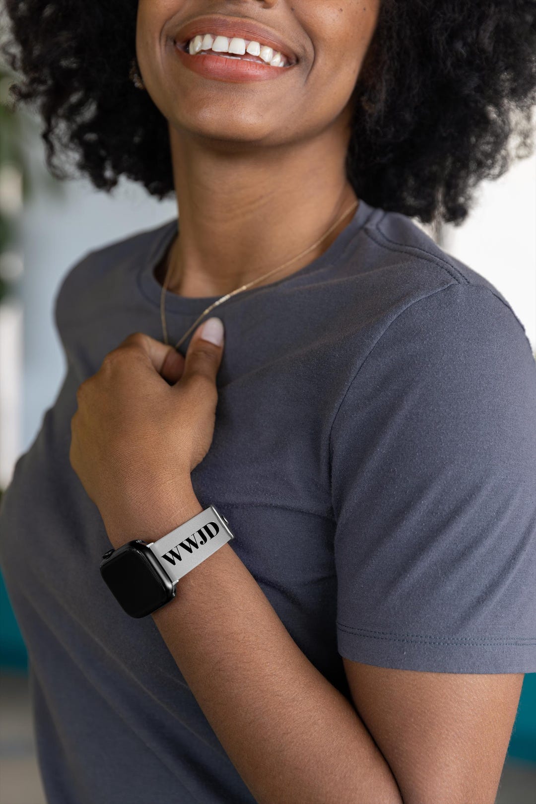 WWJD Apple Watch Band: Christian Scripture Reminder, Inspirational Gift ...